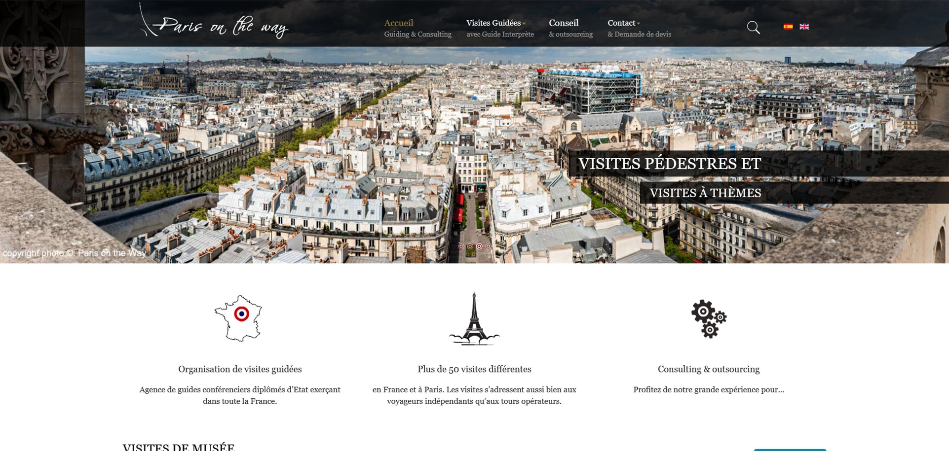 Portfolio de webmaster. Création de site e-commerce et de site vitrine